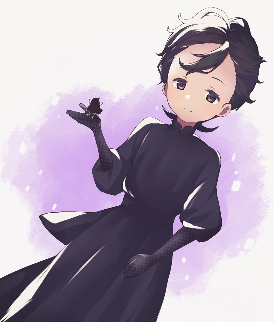 The Big Imageboard Tbib 1girl 1other Black Dress Black Hair Dress