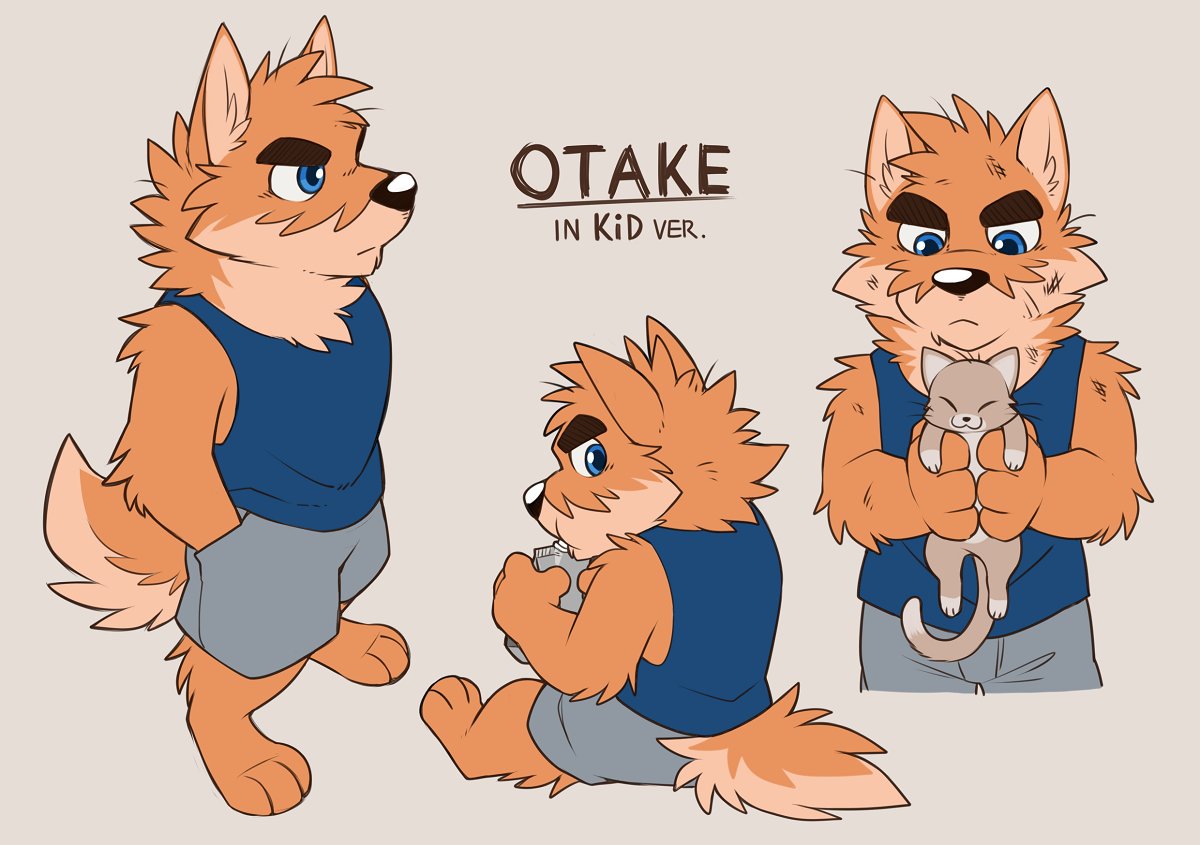 The Big ImageBoard (TBIB) - anthro blue eyes canid canine drinking eyebrows fur holding cat male ...