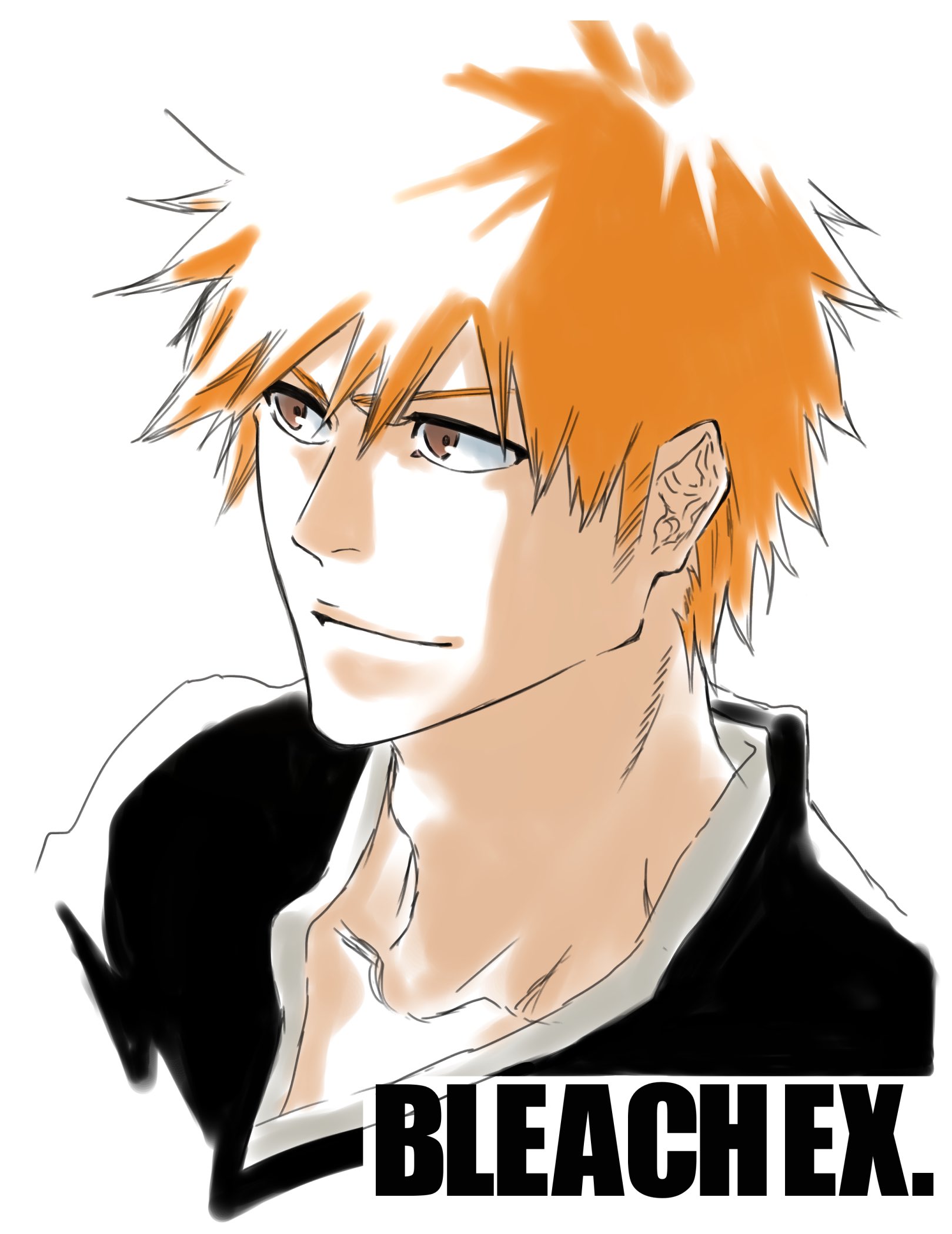The Big ImageBoard (TBIB) - 1boy bleach brown eyes collarbone commentary request copyright name ...