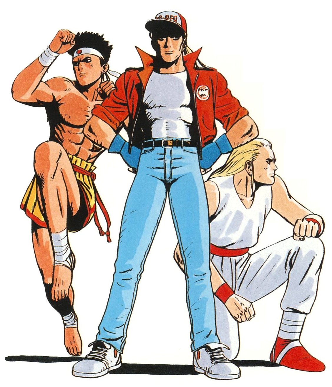 The Big ImageBoard (TBIB) - 3boys 90s andy bogard blonde hair brothers ...