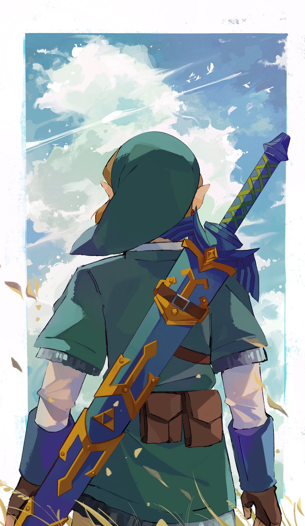 The Big ImageBoard (TBIB) - 1boy armor blonde hair border brown gloves ...