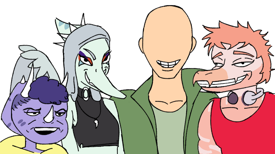 The Big ImageBoard (TBIB) - alpha channel anon (snoot game) anthro bald ceratopsian choker ...