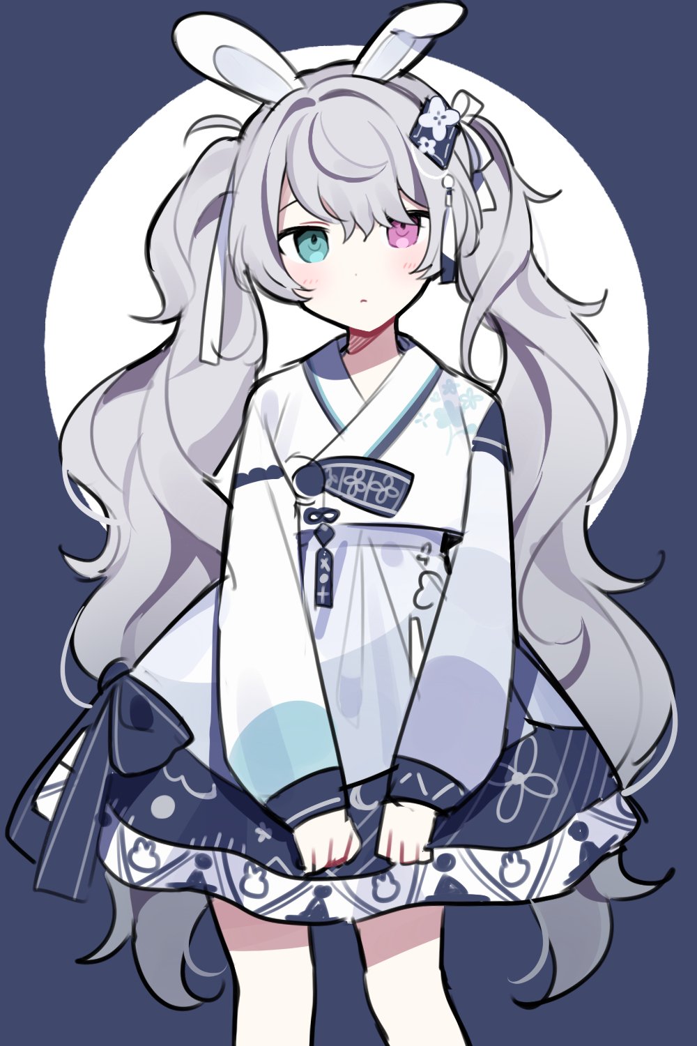 The Big ImageBoard (TBIB) - 1girl 25-ji night code de. (project sekai) blue bow bow dress ...