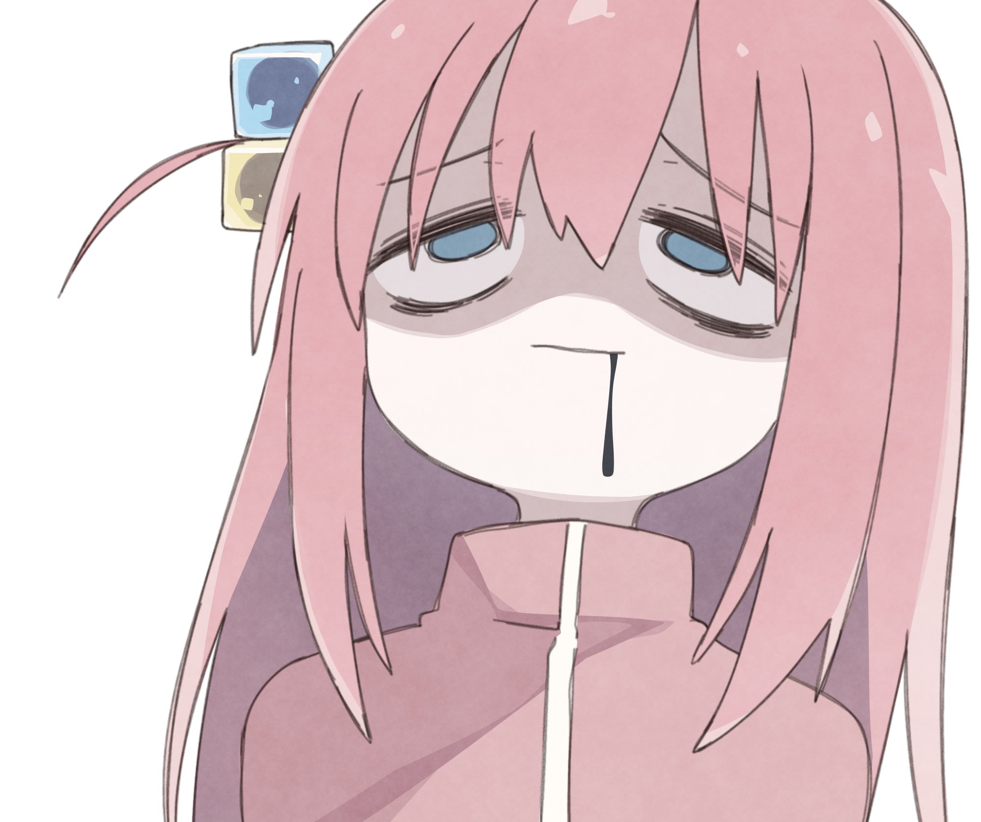 The Big ImageBoard (TBIB) - 1girl blue eyes bocchi the rock! closed ...