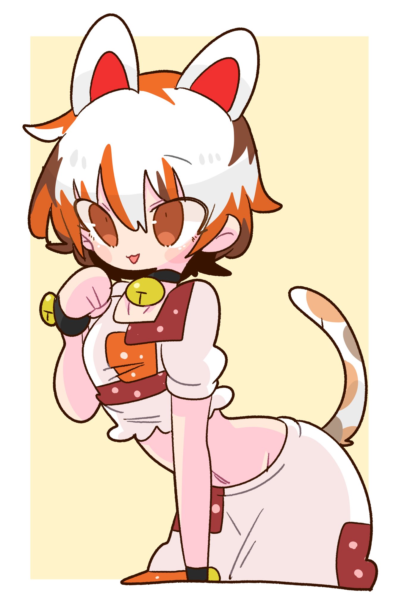 The Big ImageBoard (TBIB) - 1girl animal ears bangs bell cat ears cat girl cat tail commentary ...