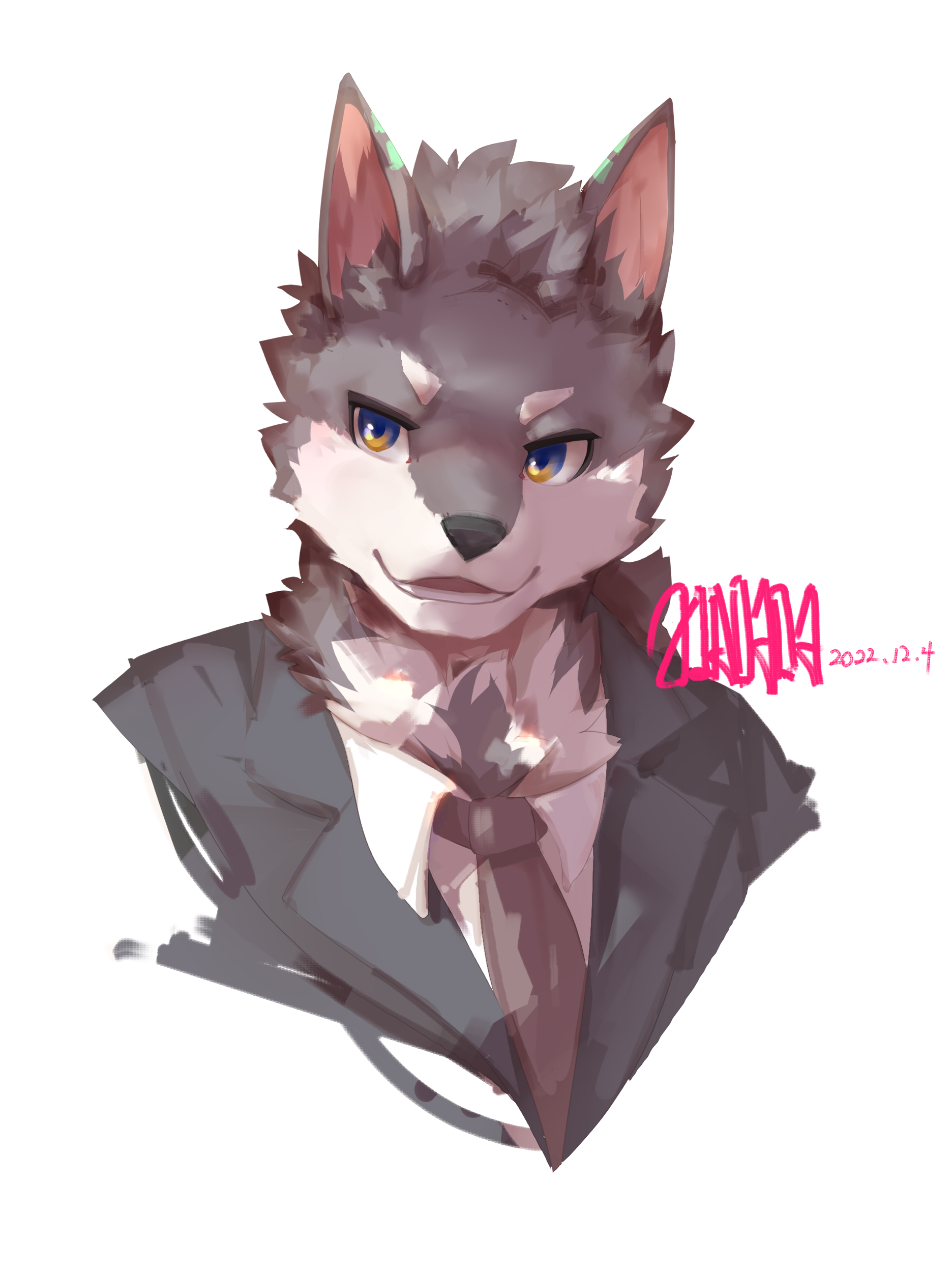 The Big ImageBoard (TBIB) - absurd res canid canine canis hi res humanoid male mammal solo were ...