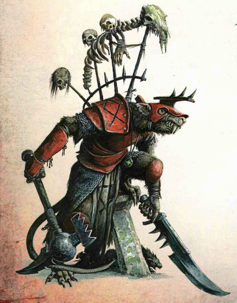 The Big ImageBoard (TBIB) - amulet anthro armor black body black fur bone chainmail claws ...