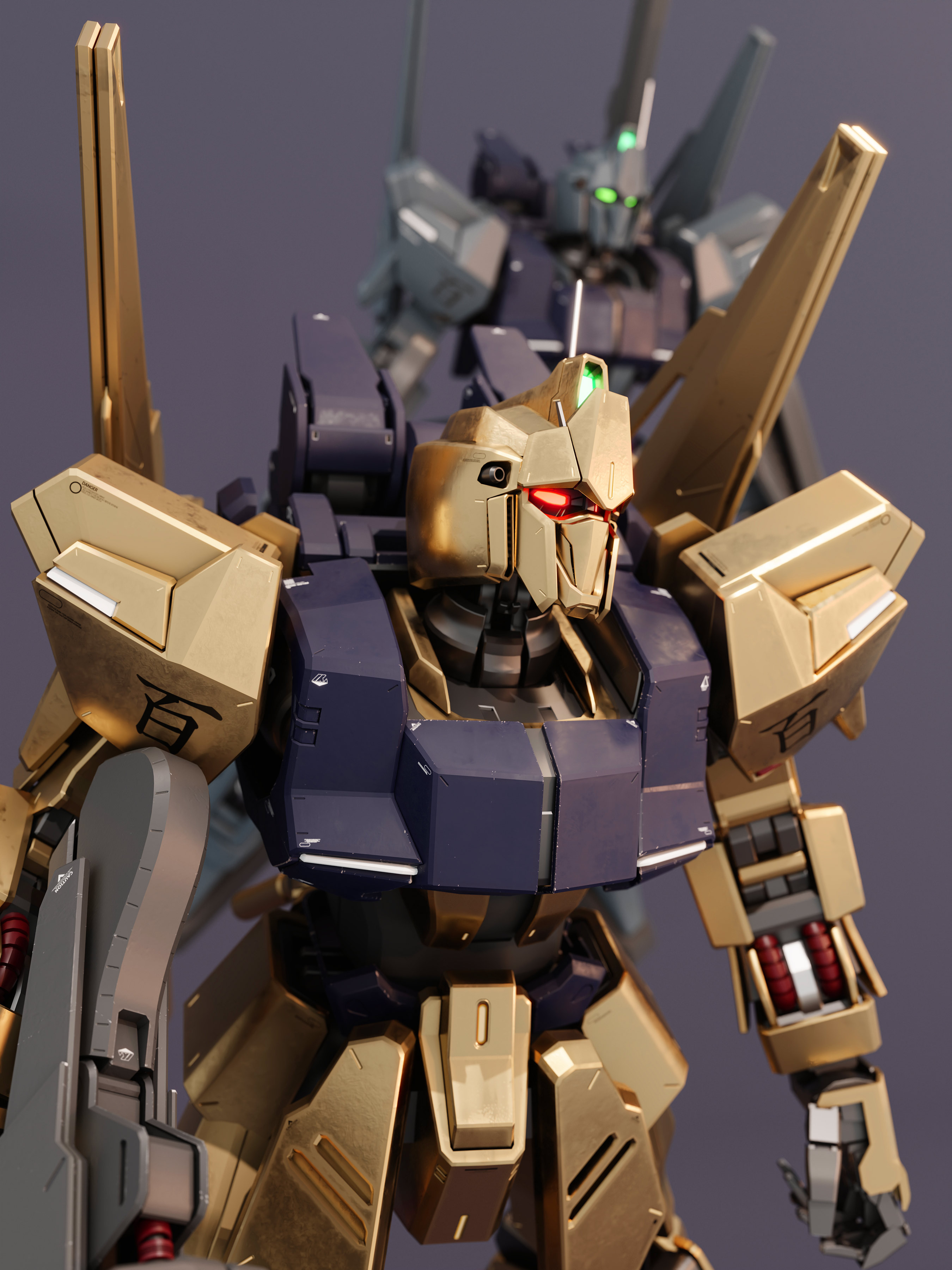 The Big ImageBoard (TBIB) - 3d absurdres beam rifle blender (medium) blurry blurry background ...