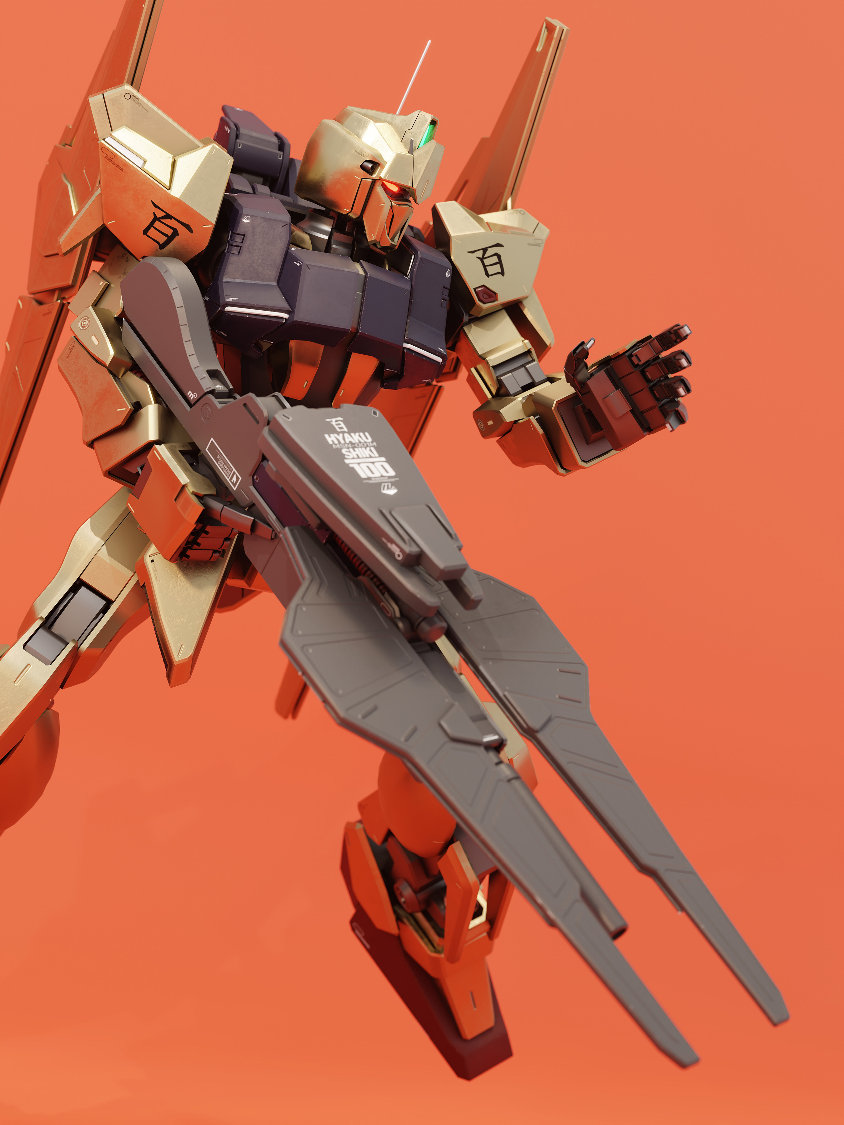 The Big ImageBoard (TBIB) - 3d absurdres beam rifle blender (medium) energy gun english ...