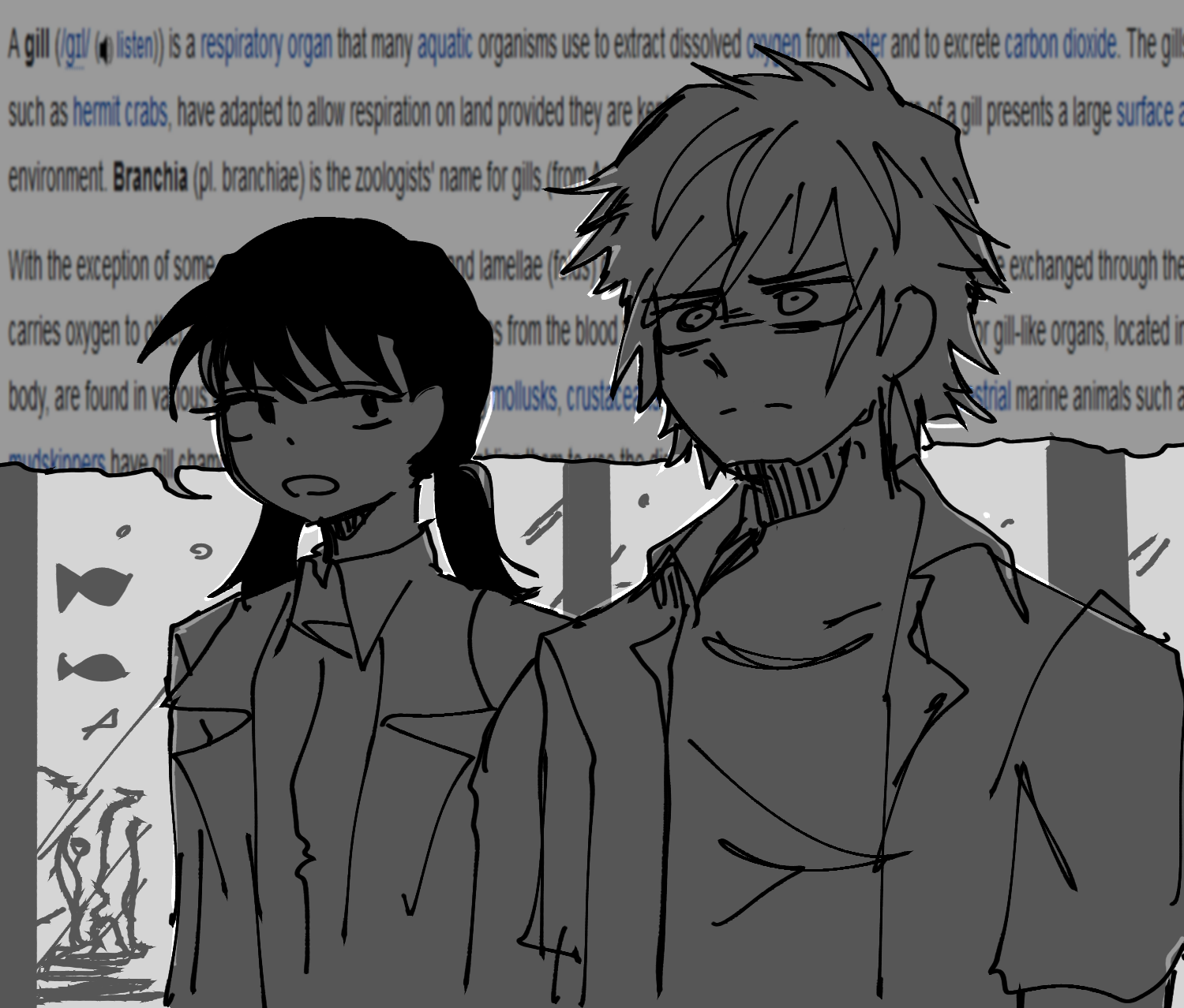 The Big ImageBoard (TBIB) - 1boy 1girl aquarium bored chainsaw man ...