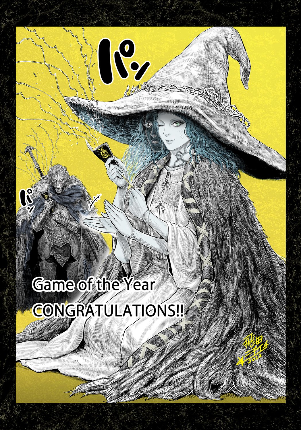 The Big ImageBoard (TBIB) - 1boy 1girl armor blaidd the half-wolf blue eyes blue hair blue skin ...