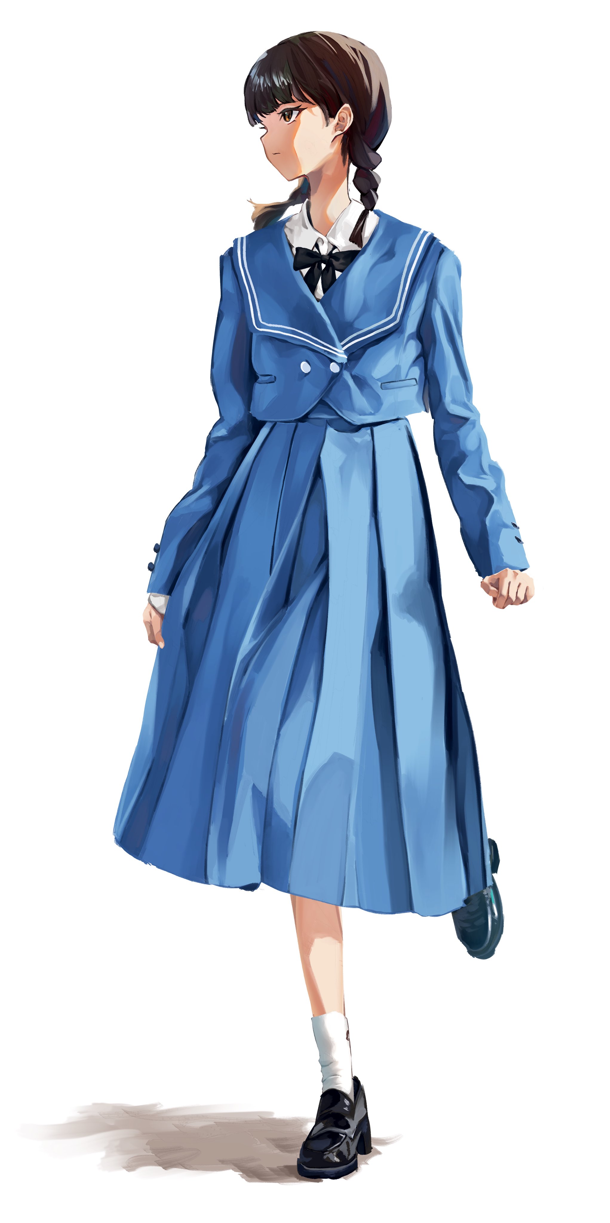 The Big ImageBoard (TBIB) - 1girl absurdres bad id bad twitter id black footwear blazer blue ...