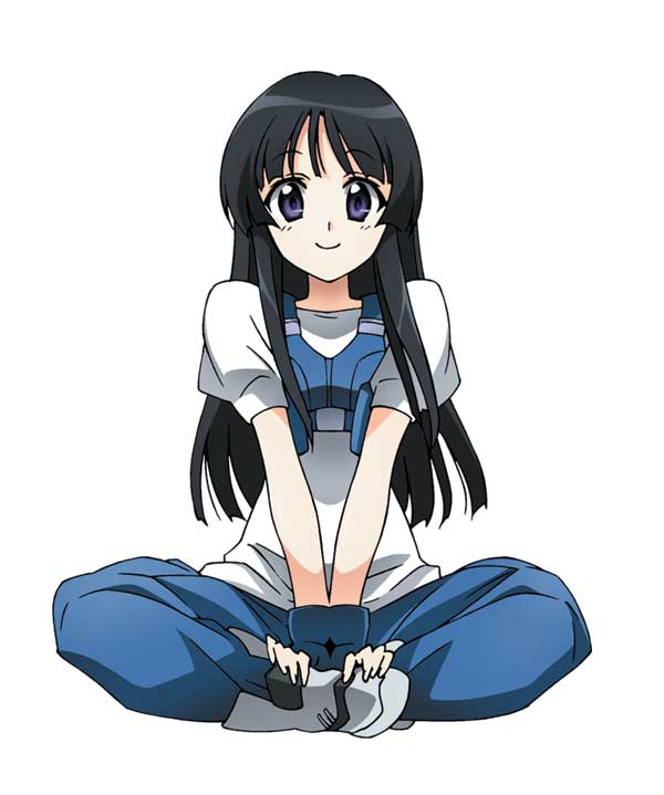 The Big ImageBoard (TBIB) - 1girl bangs black hair blue gloves blue ...