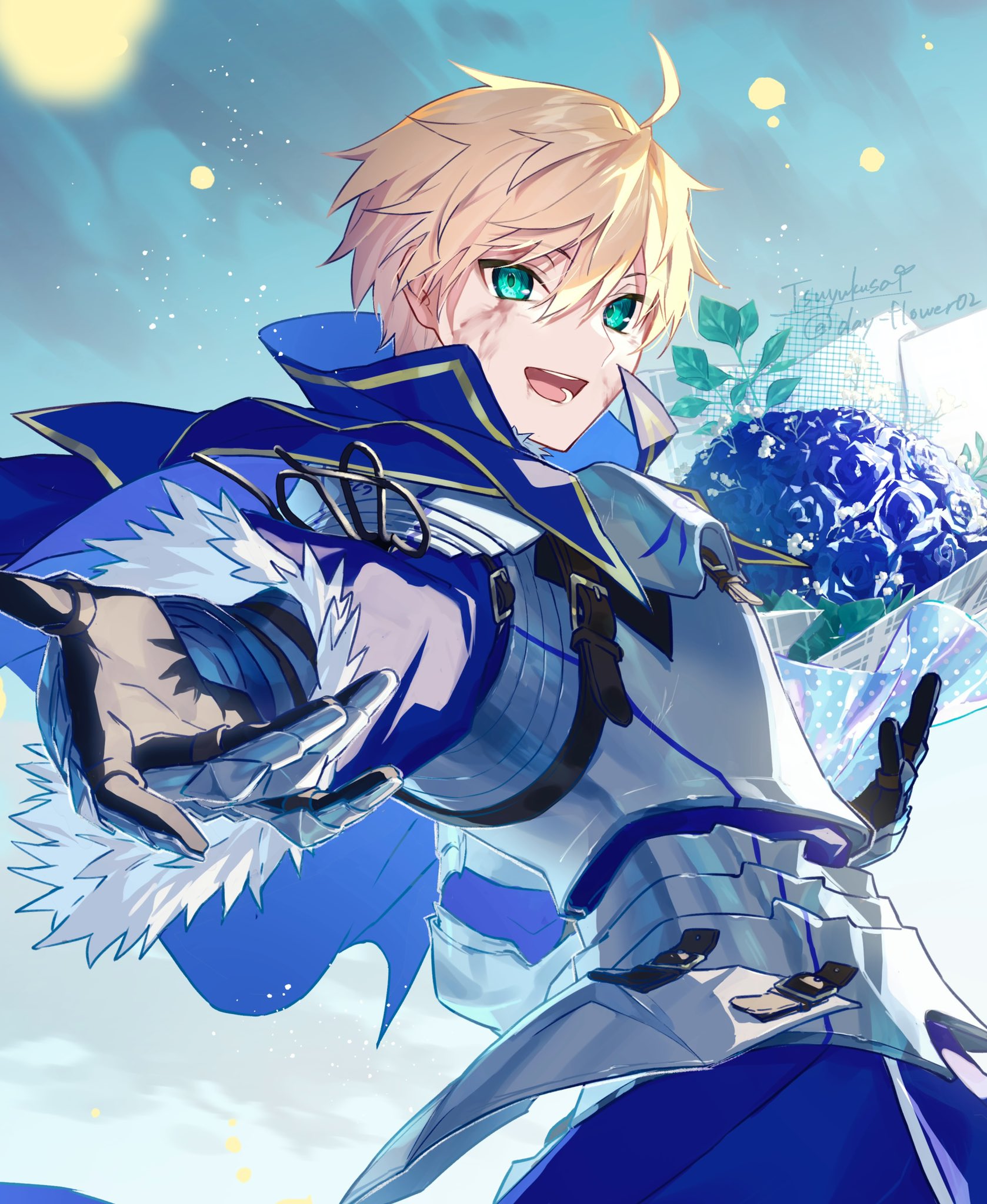 The Big ImageBoard (TBIB) - 1boy ahoge armor armored gloves arthur ...