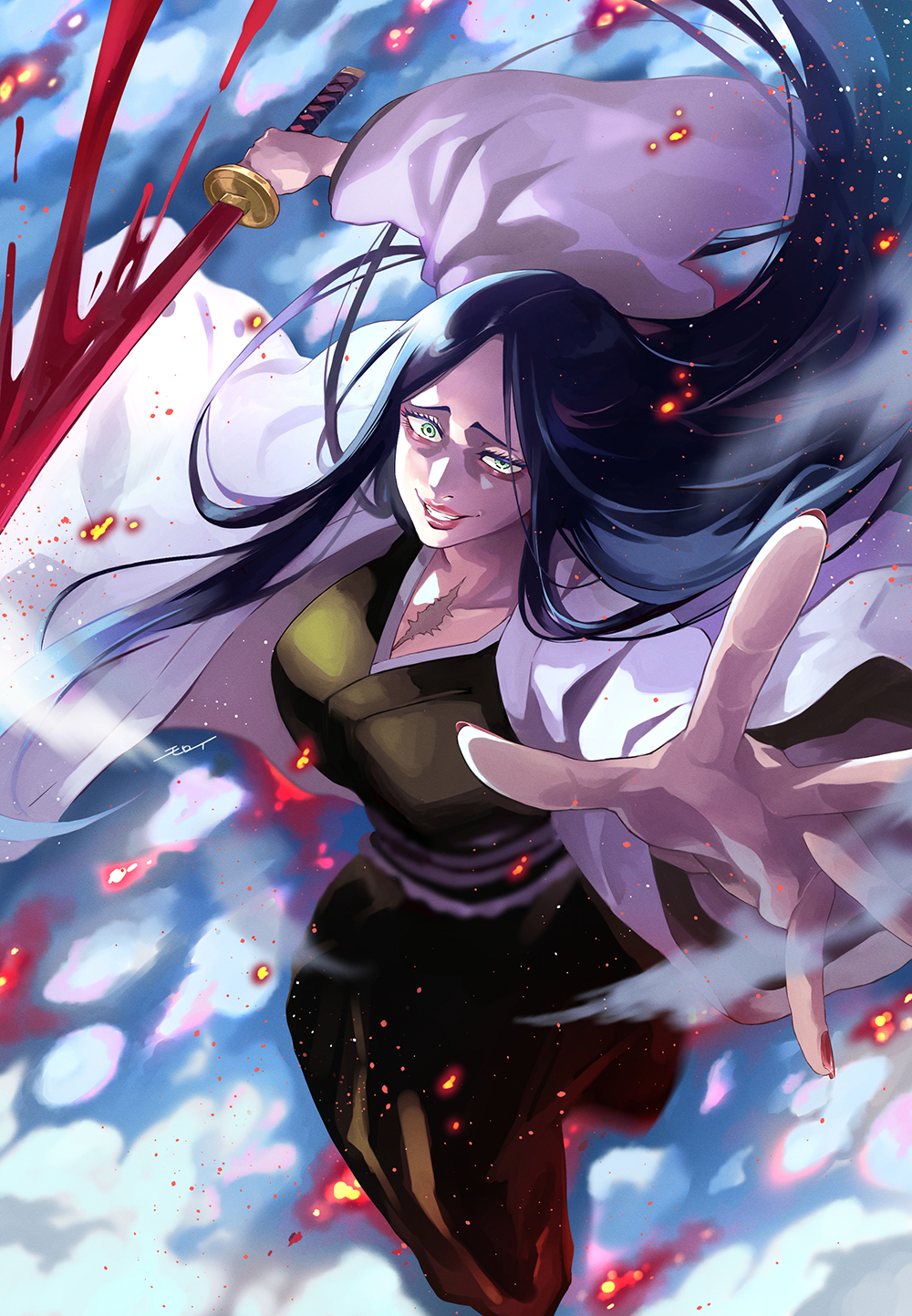 The Big ImageBoard (TBIB) - 1girl bankai black hair bleach bleach ...