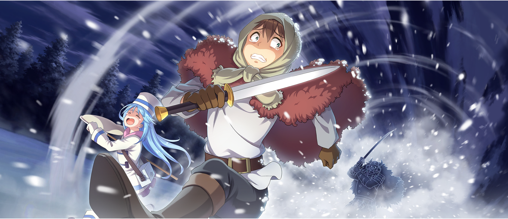 The Big ImageBoard (TBIB) - 1boy 1girl aqua (konosuba) blue hair brown ...