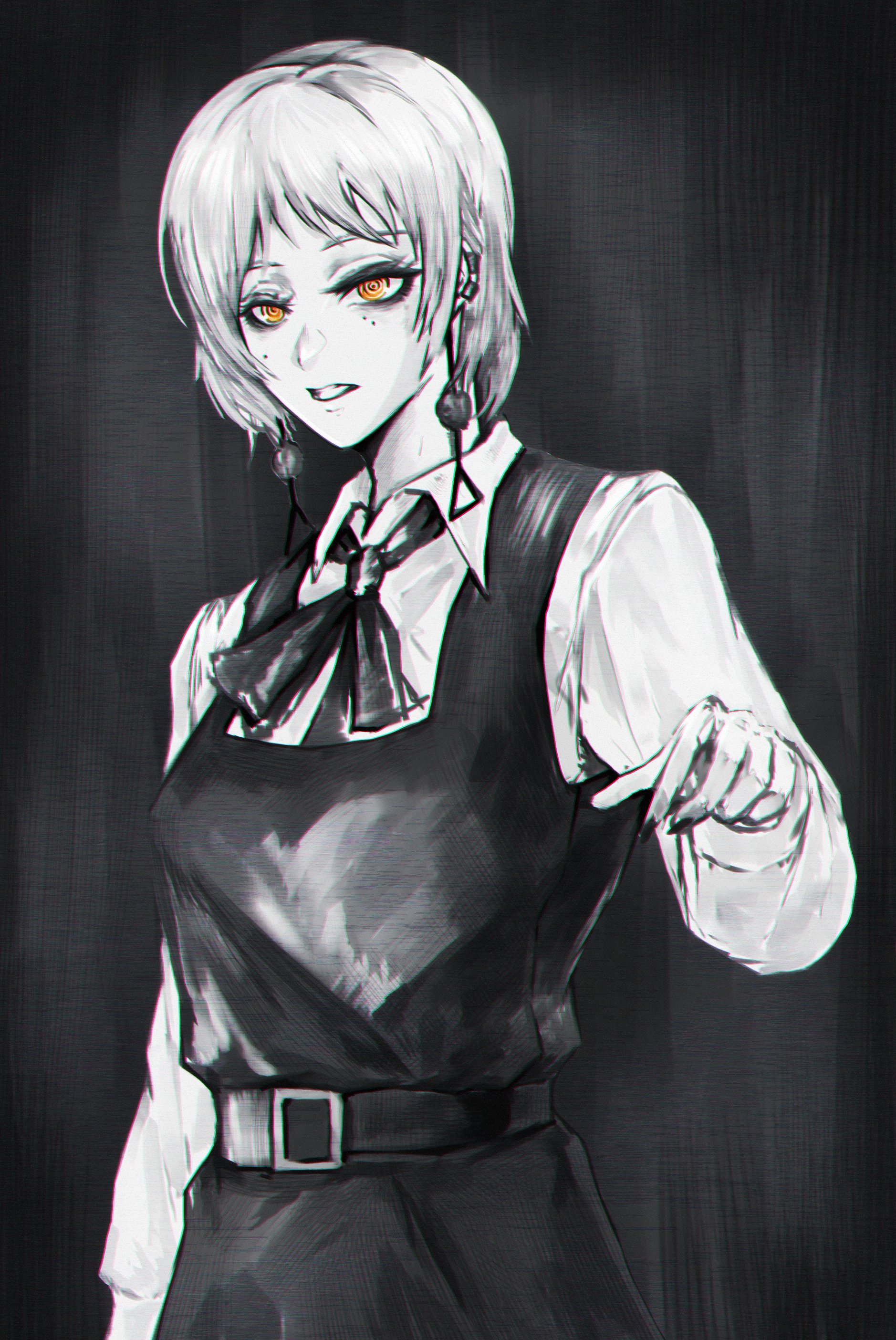 The Big ImageBoard (TBIB) - 1girl absurdres black ribbon chainsaw man ...