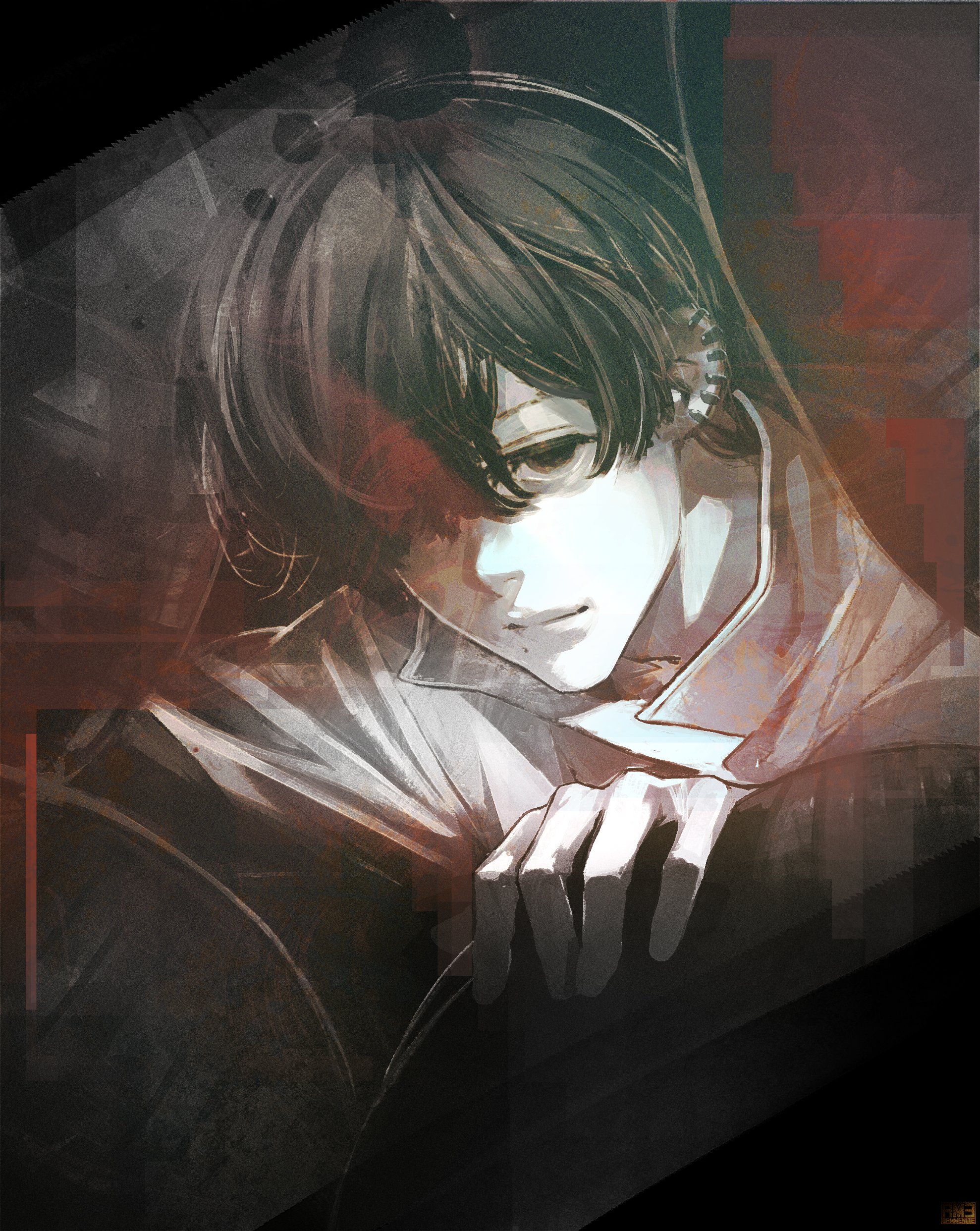 The Big ImageBoard (TBIB) - 1boy absurdres ammenite black hair chainsaw ...