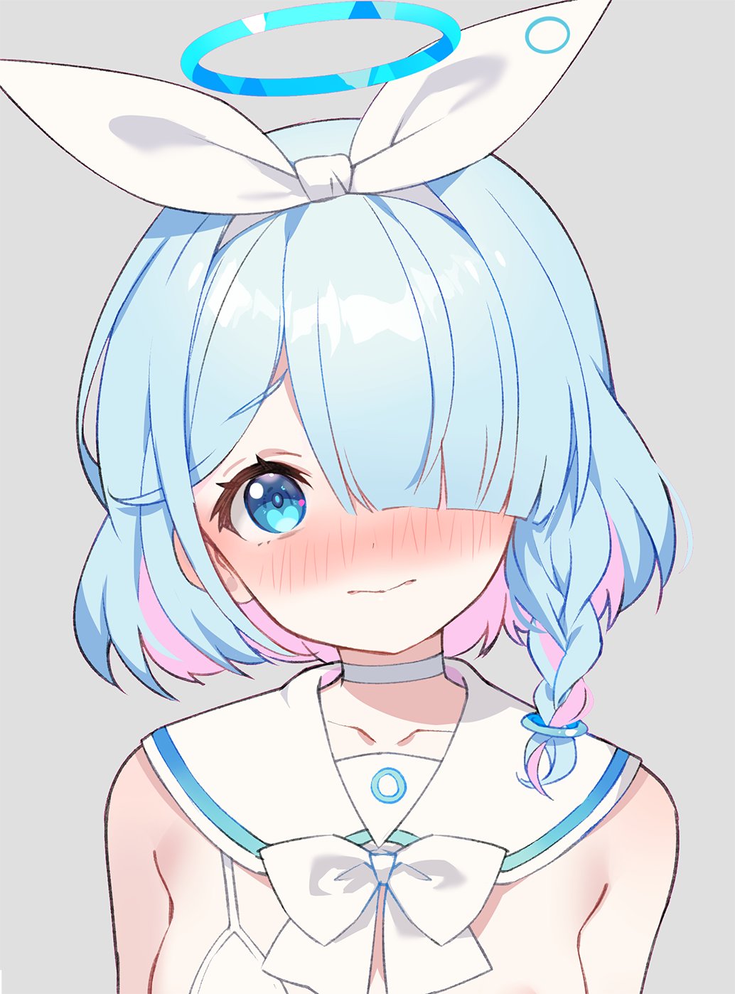 The Big ImageBoard (TBIB) - 1girl arms at sides arona (blue archive) ayamy bikini blue archive ...