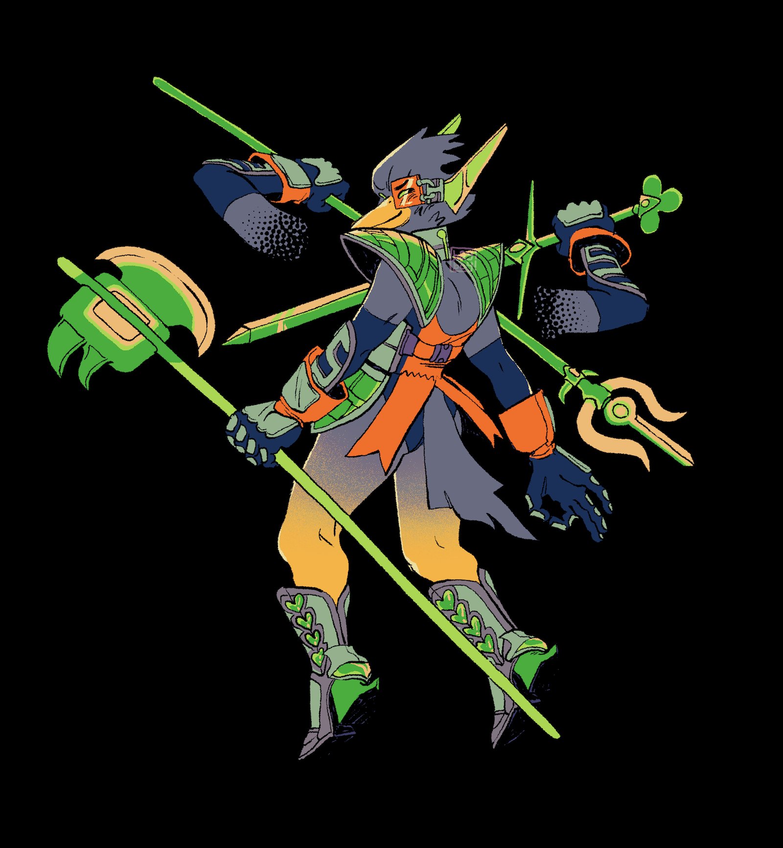 The Big ImageBoard (TBIB) - anthro armor avian axe bayboyzone berdly ...