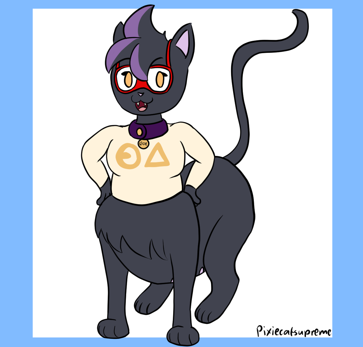 The Big ImageBoard (TBIB) - belly nipples black body black fur cat taur ...