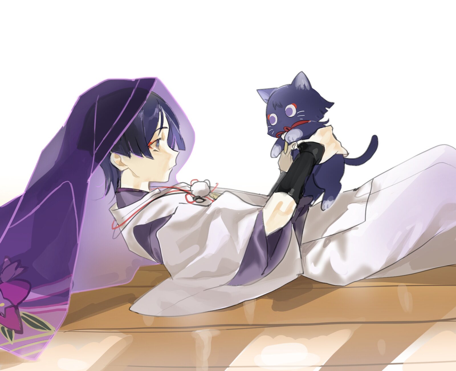 The Big ImageBoard (TBIB) - 1boy animal animal ear fluff animal ears arm armor bangs black bow ...