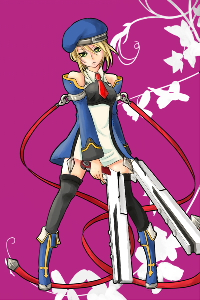 The Big Imageboard Tbib Arc System Works Beret Blazblue Blonde Hair