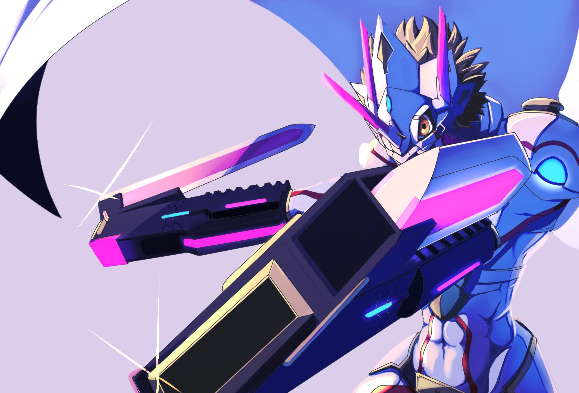 The Big ImageBoard (TBIB) - animal humanoid armor bandai namco blonde ...