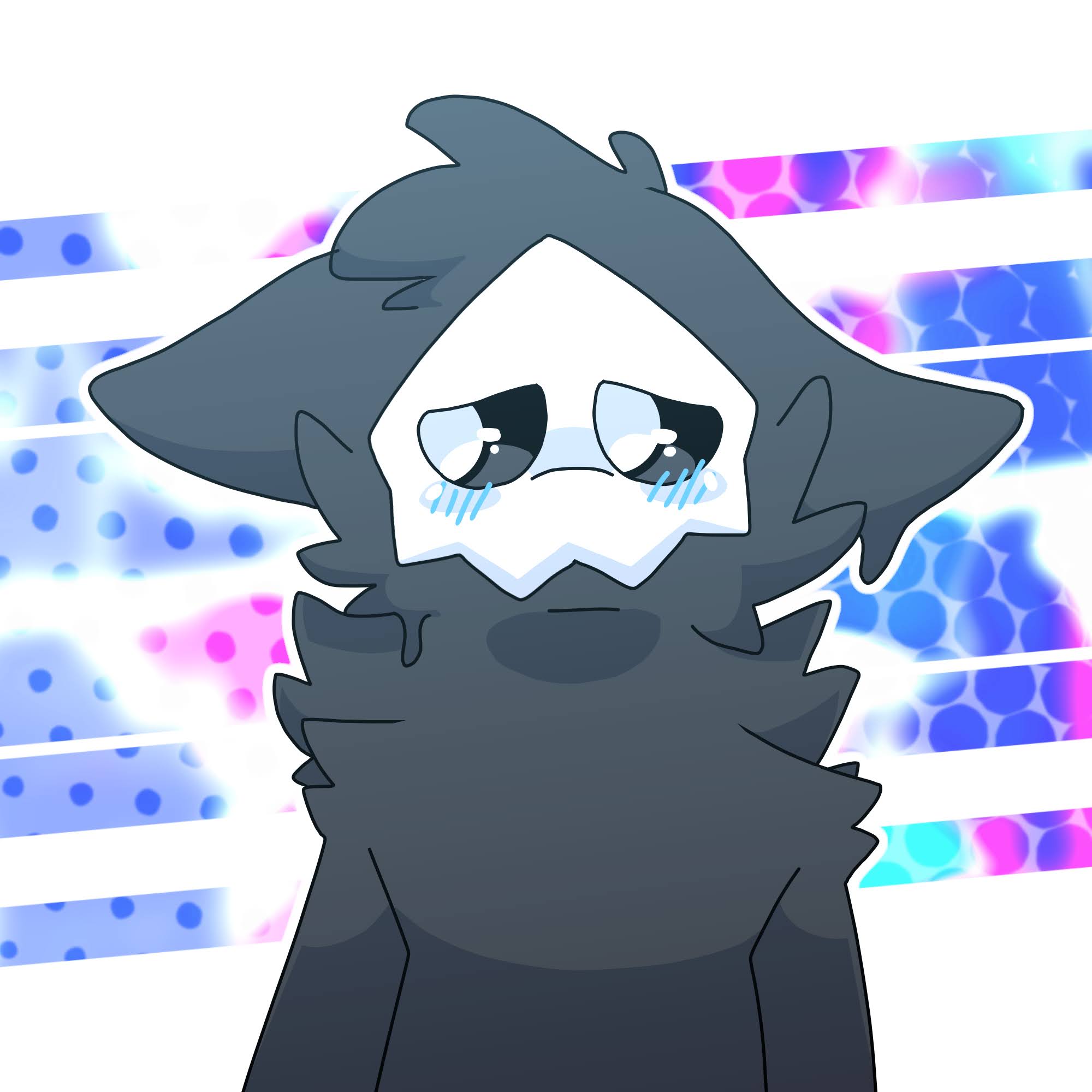 The Big ImageBoard (TBIB) - 1:1 abstract background anthro blue blush ...