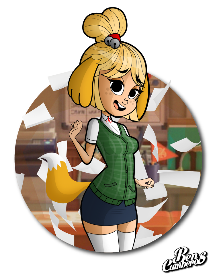 The Big ImageBoard (TBIB) - 1girl animal crossing animal ears black ...