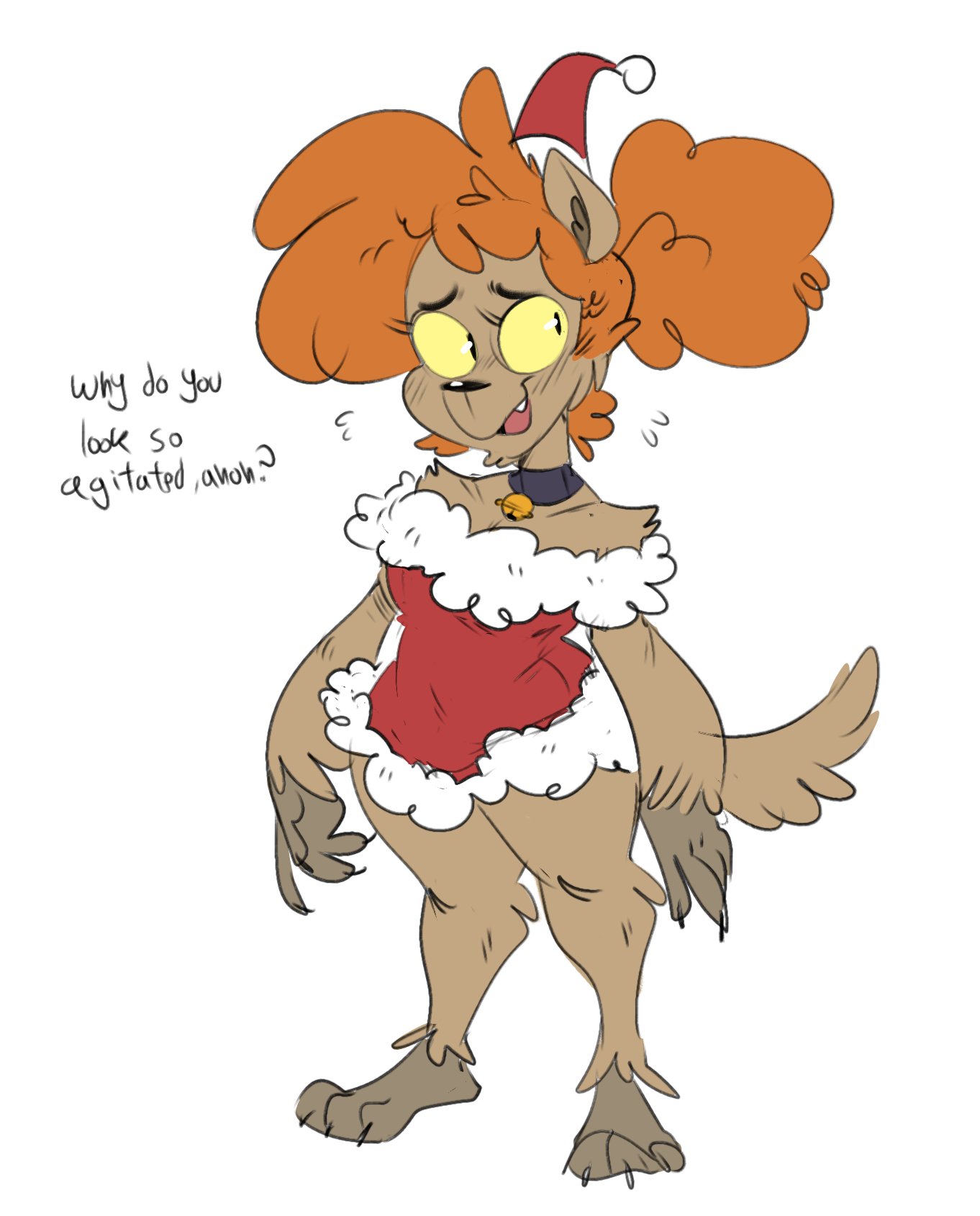 The Big Imageboard Tbib 2022 Anthro Barefoot Bell Bell Collar Brown Body Brown Fur Canid