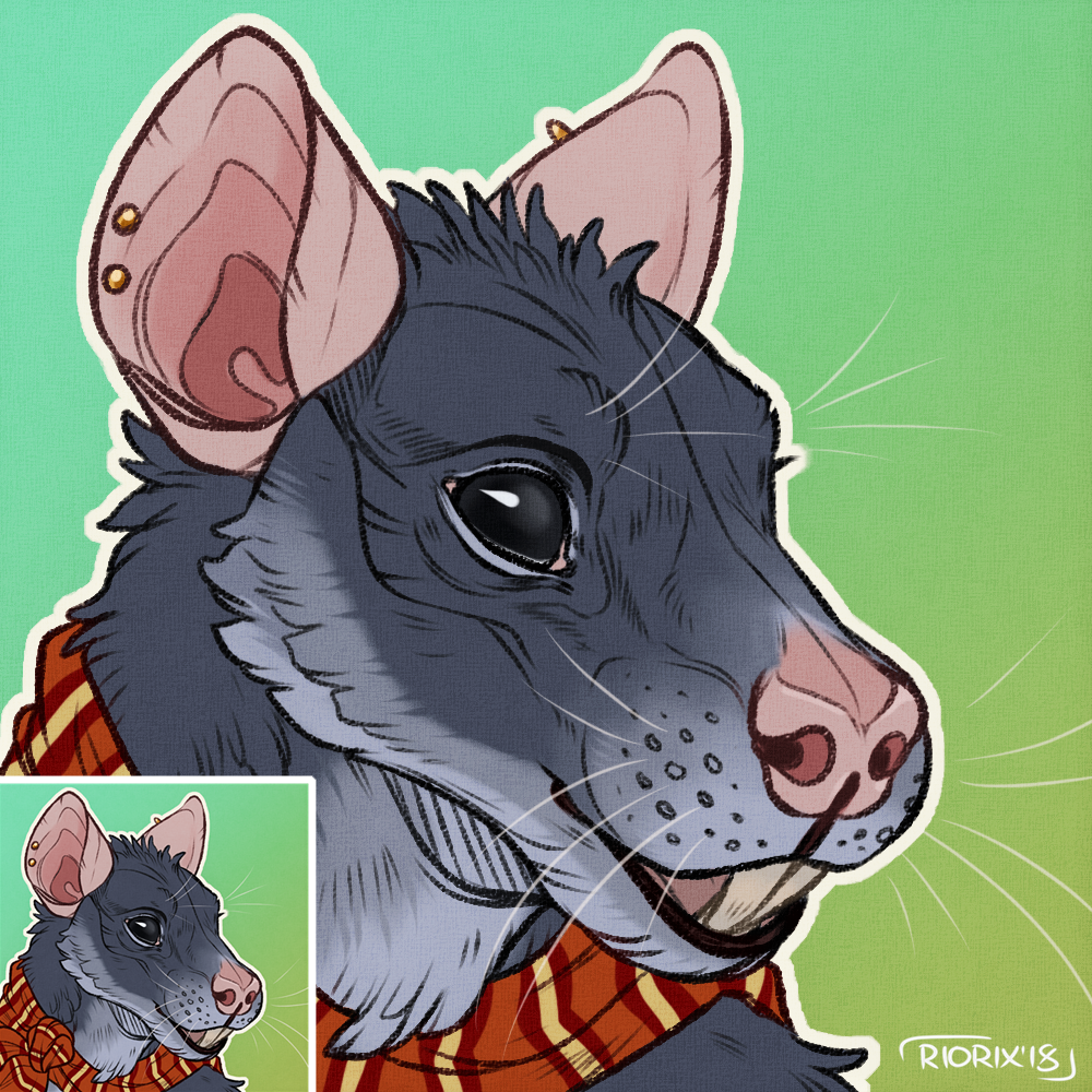 The Big ImageBoard (TBIB) - 1:1 ambiguous gender anthro beady eyes black eyes bust portrait ...