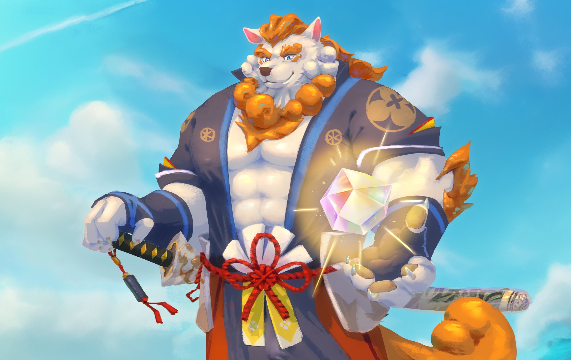 The Big ImageBoard (TBIB) - 2022 5 fingers abs anthro armguards asian clothing asian mythology ...