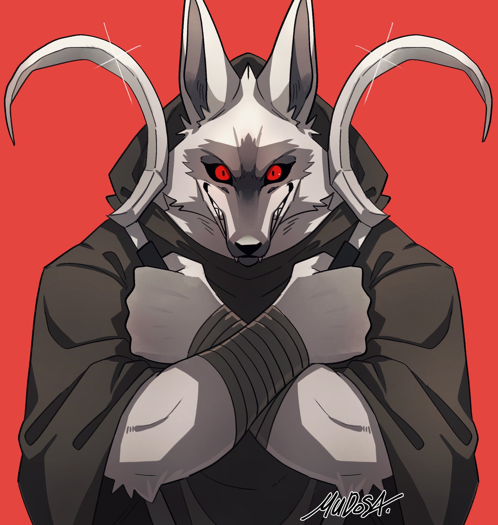 The Big ImageBoard (TBIB) - 2022 anthro black sclera canid canine canis cloak clothed clothing ...