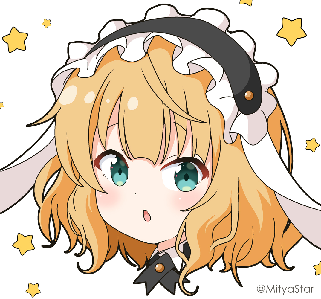 The Big ImageBoard (TBIB) - 1girl bangs black hairband blonde hair blush commentary request ...