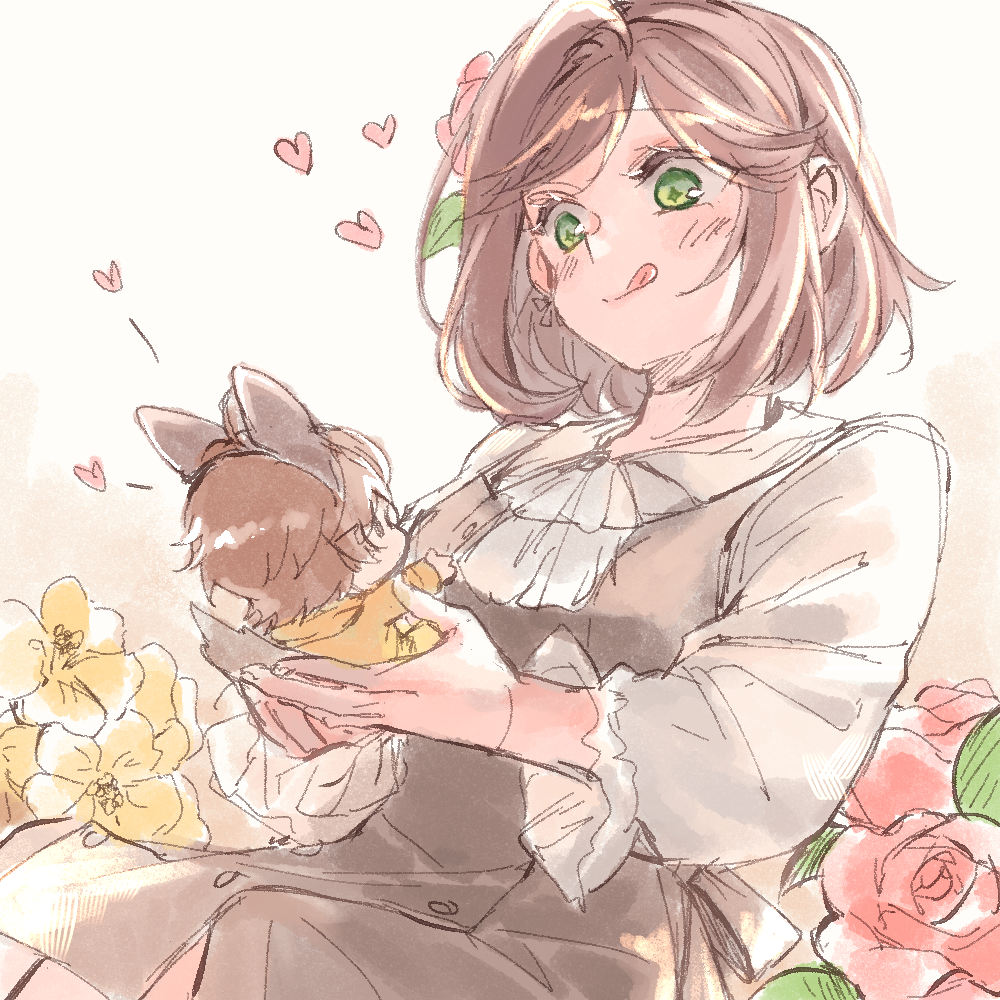 The Big ImageBoard (TBIB) - 1girl alternate hair length alternate hairstyle bangs bob cut brown ...