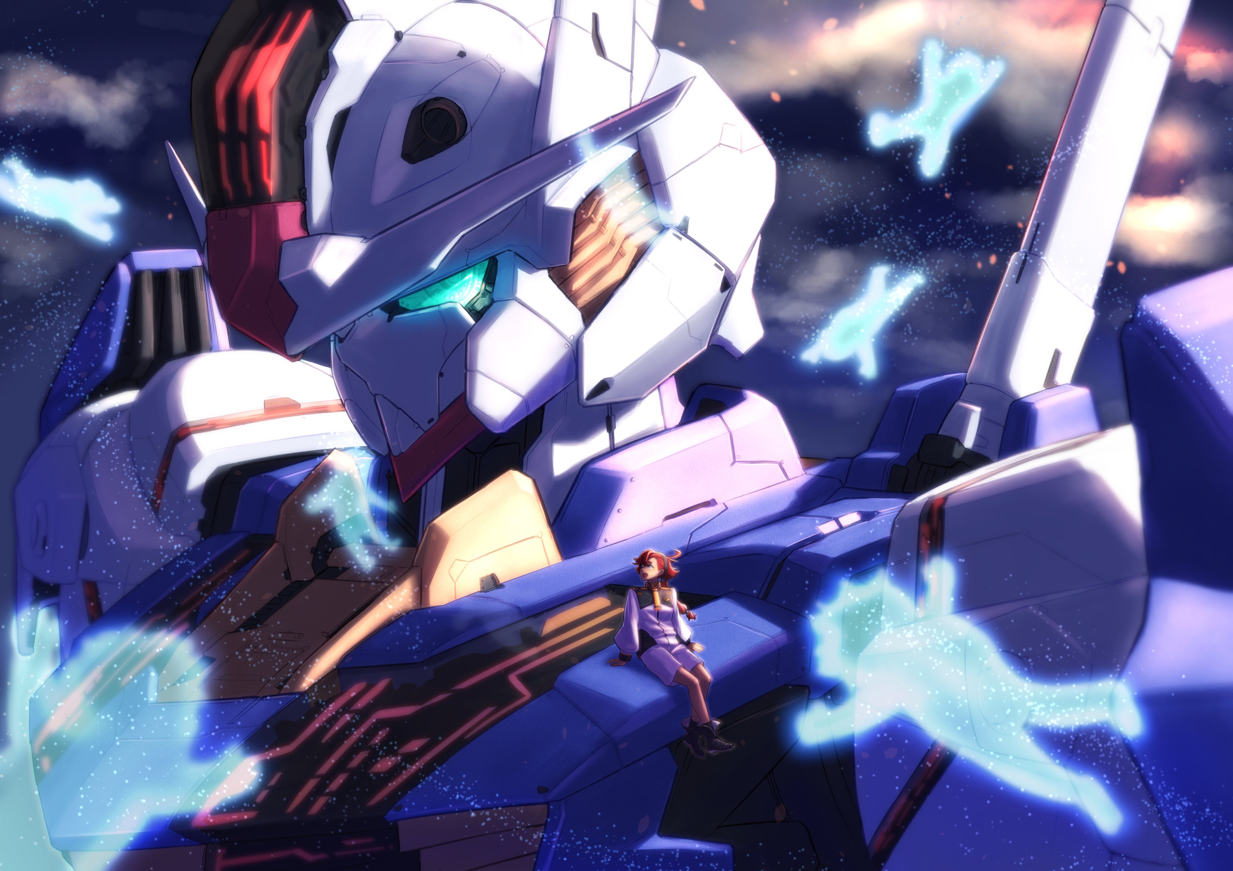 The Big ImageBoard (TBIB) - 1girl absurdres asticassia school uniform beam saber blue eyes boots ...