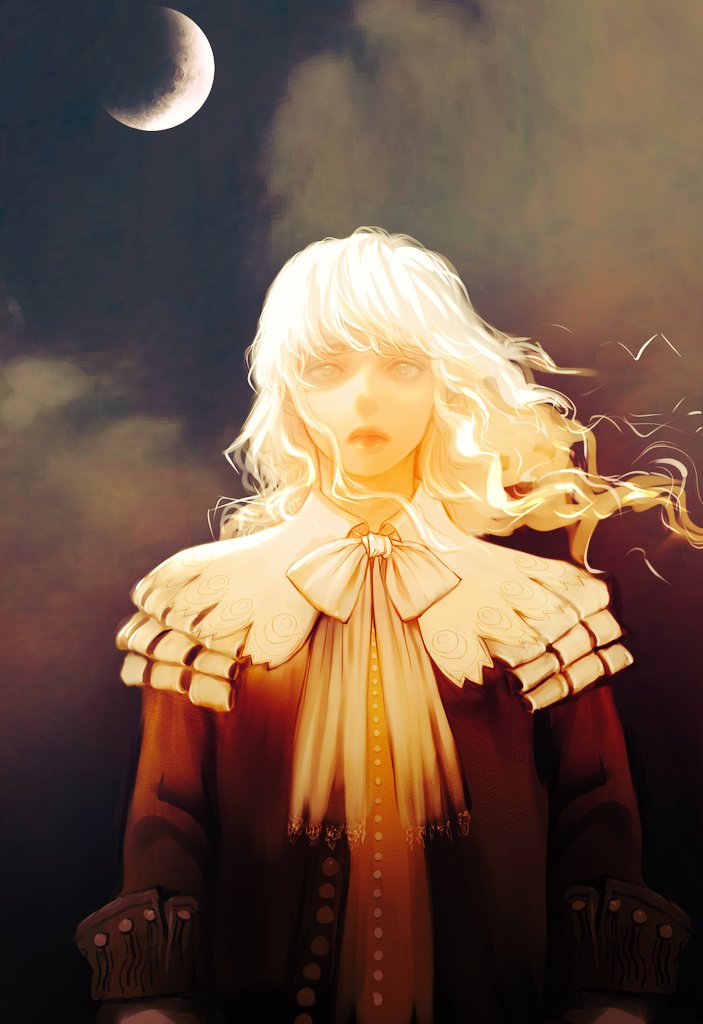 The Big ImageBoard (TBIB) - 1boy berserk blue eyes bow closed mouth ...