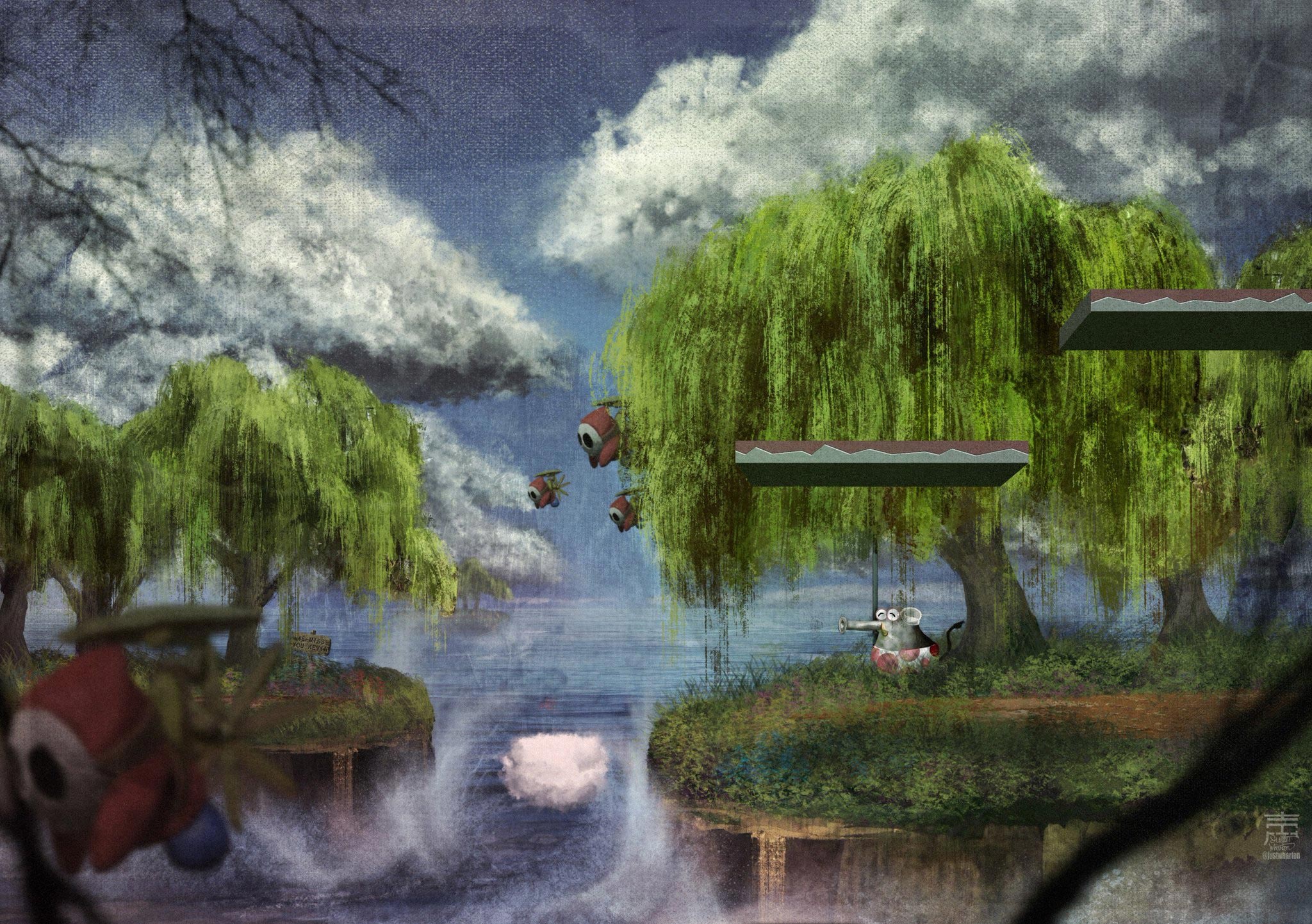 The Big ImageBoard (TBIB) - cloud elephant elephantid eyes closed ...