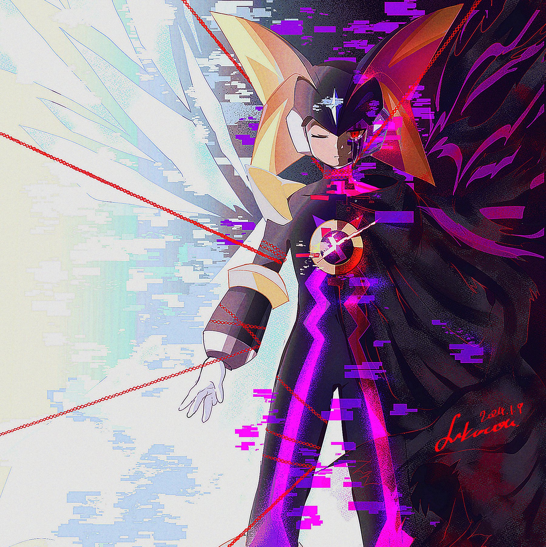 The Big ImageBoard (TBIB) - 1boy baron-0628 bass.exe (mega man) black ...