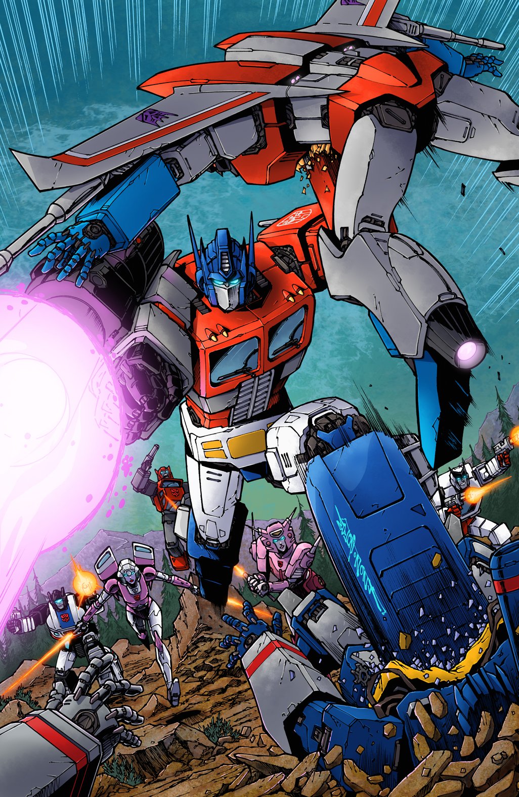 The Big ImageBoard (TBIB) - 2girls 5boys alex milne arcee arm cannon ...