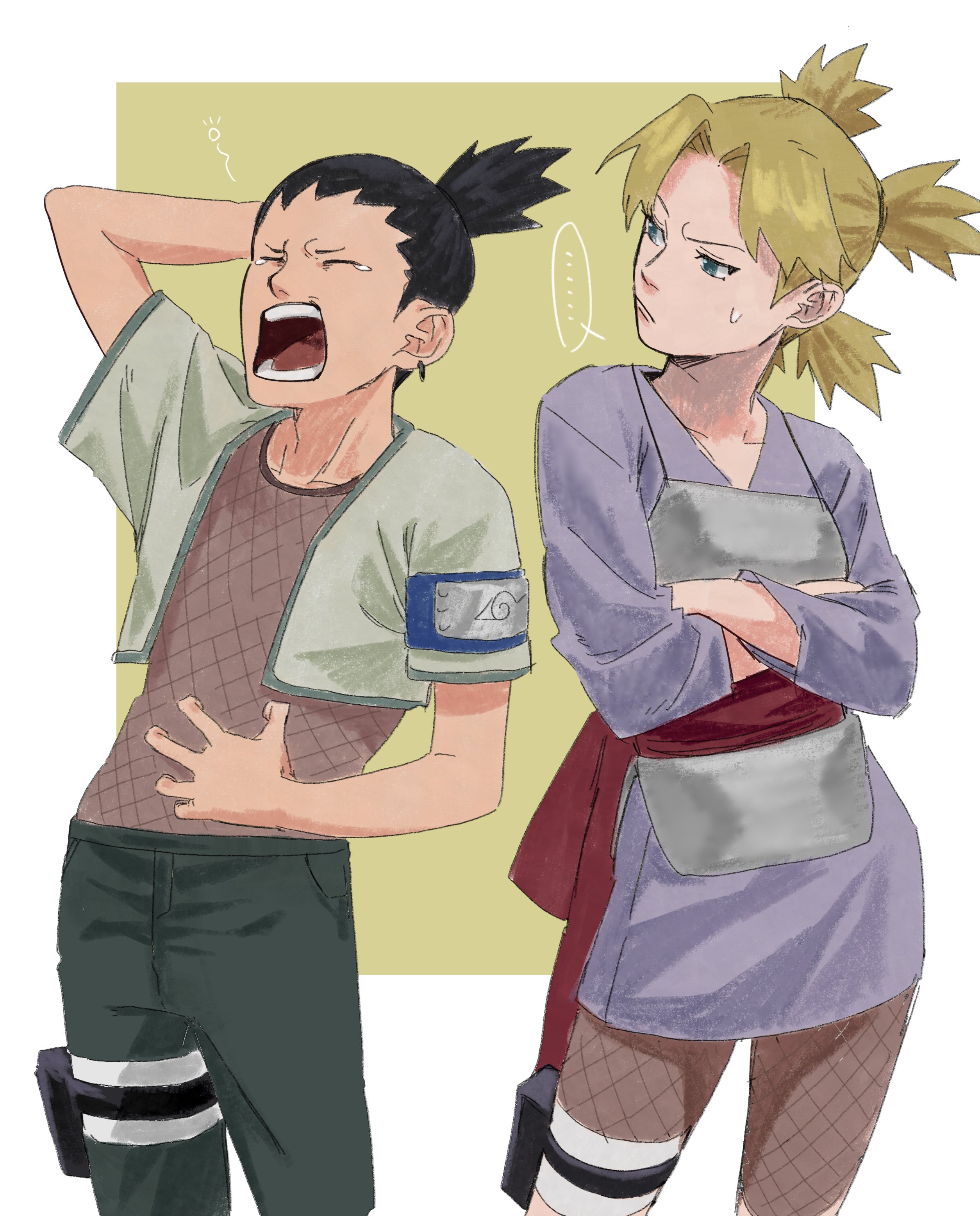 The Big ImageBoard (TBIB) - ... 1boy 1girl absurdres black hair blonde ...