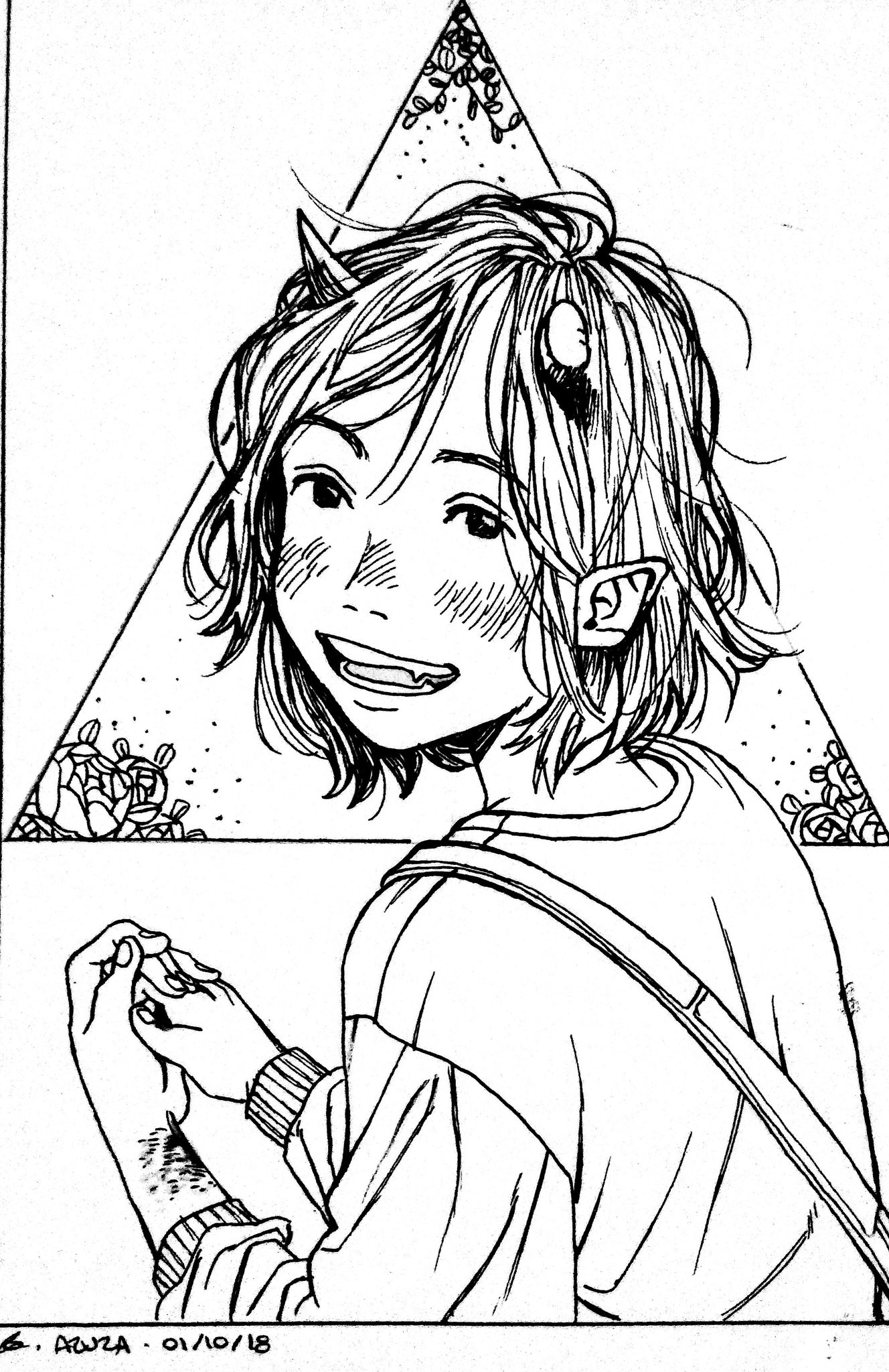 The Big ImageBoard (TBIB) - 2018 abstract background ambiguous gender azuza black and white ...