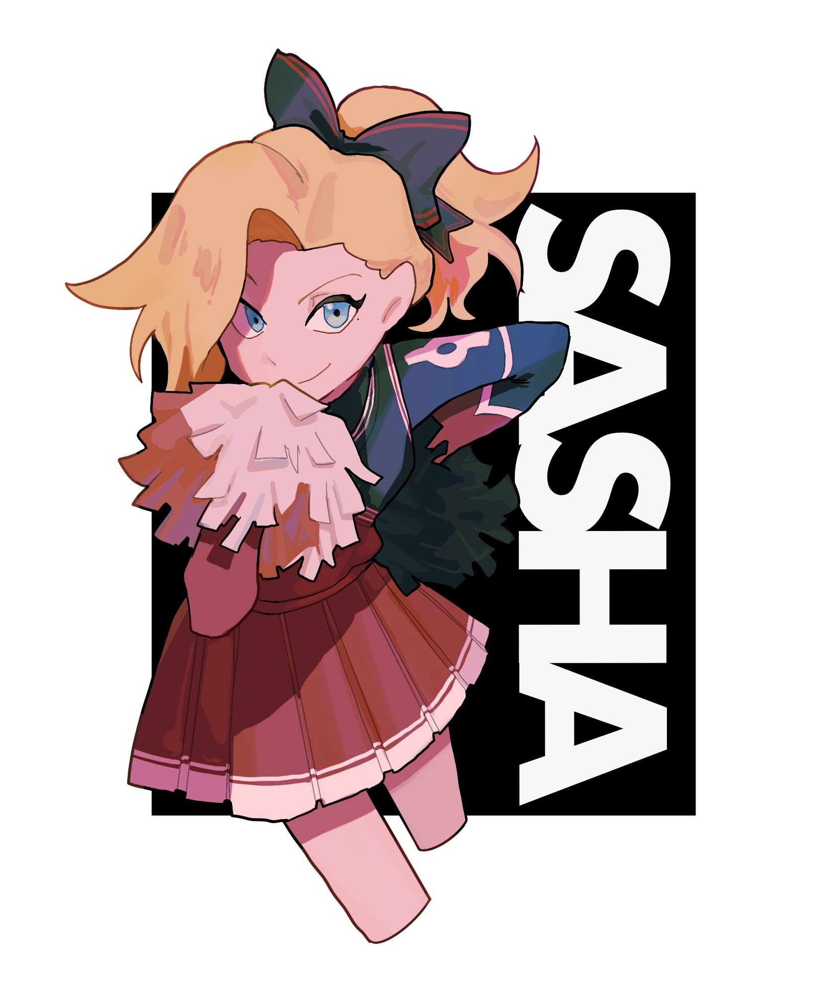 The Big ImageBoard (TBIB) - 1girl amphibia black ribbon black shirt ...