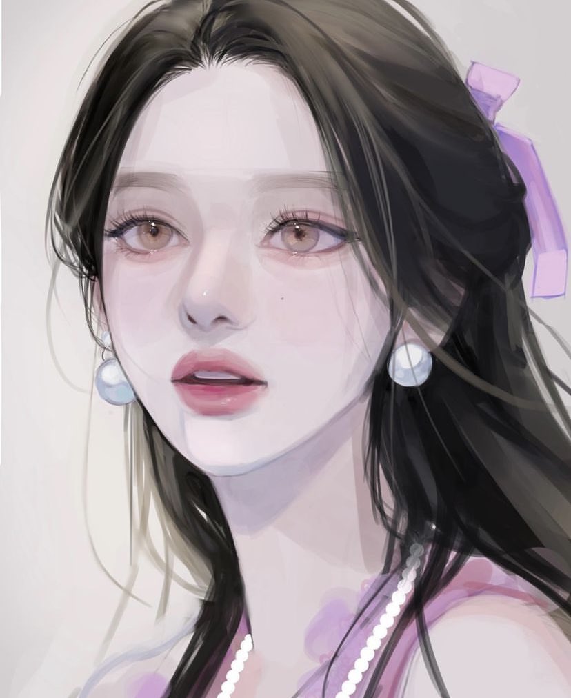 The Big Imageboard Tbib 1girl Bead Necklace Beads Black Hair Blush