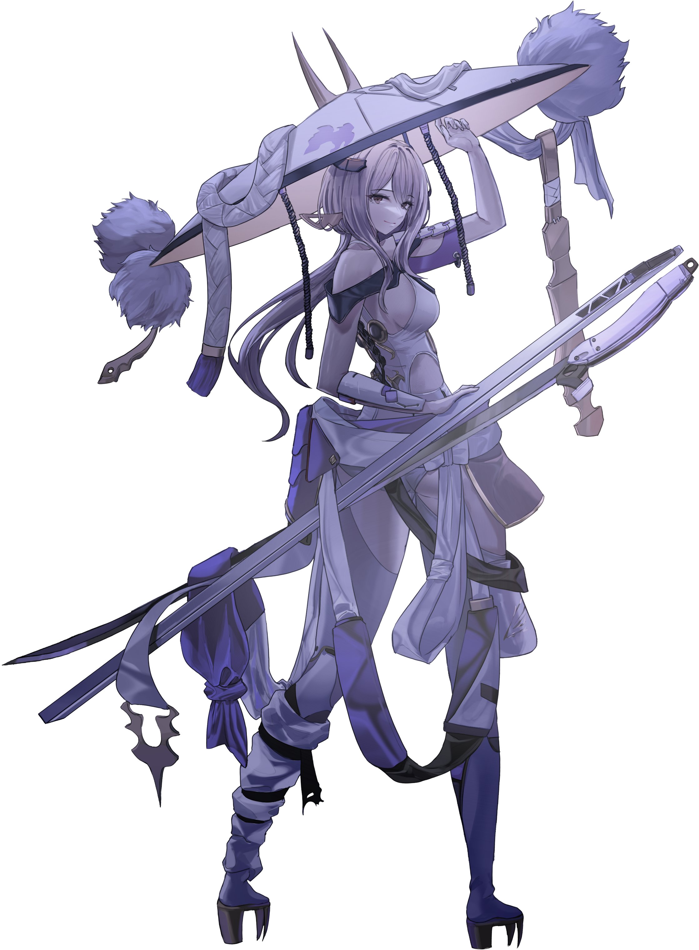 The Big ImageBoard (TBIB) - 1girl absurdres arm guards armor armored bodysuit bodysuit clothing ...