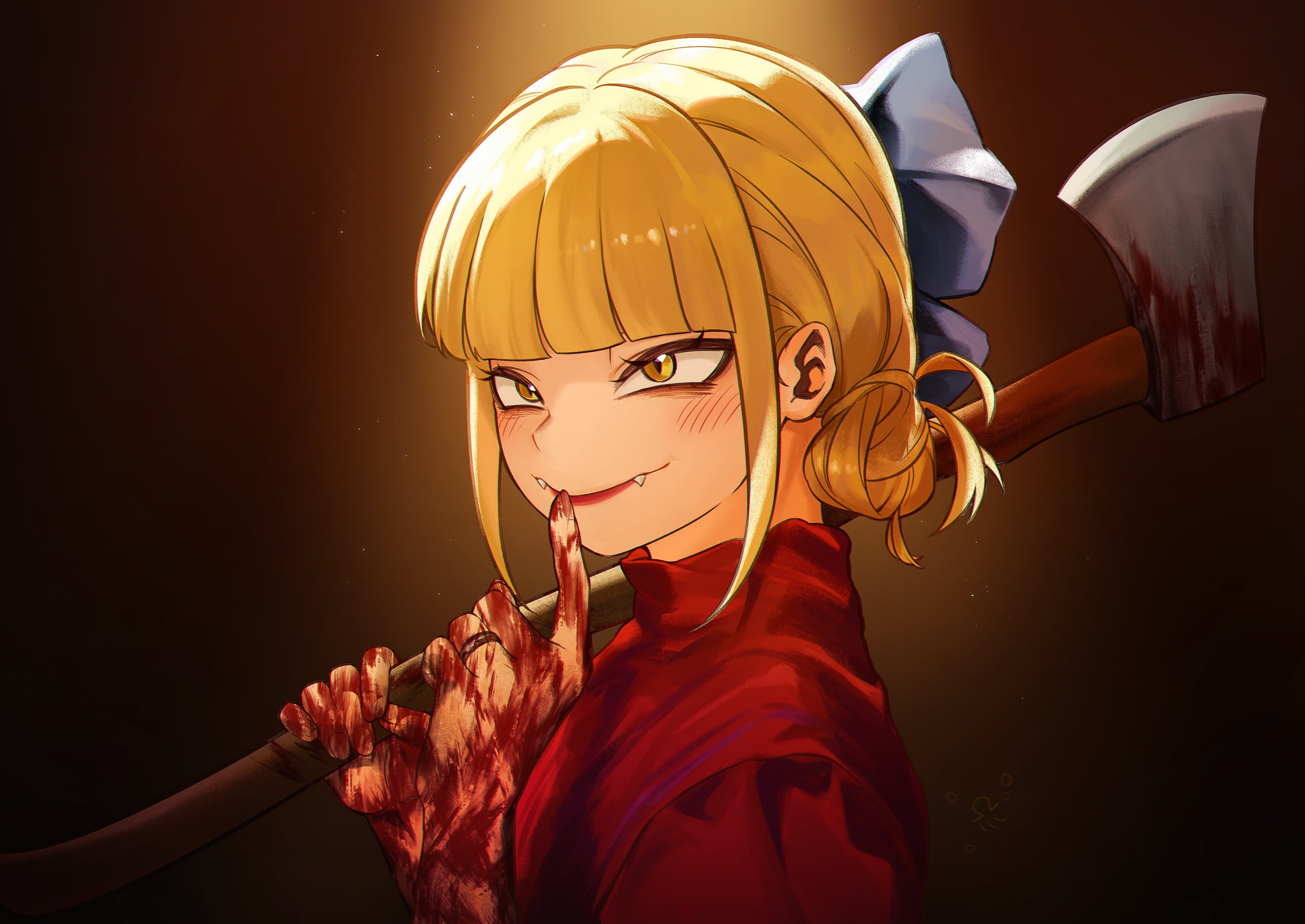 The Big ImageBoard (TBIB) - 1girl absurdres aranciojelyfish axe bags ...