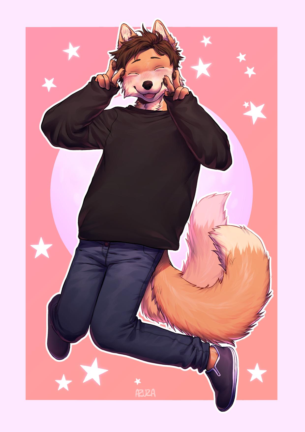 The Big ImageBoard (TBIB) - 2 tails anthro azuza black clothing black footwear black nose black ...