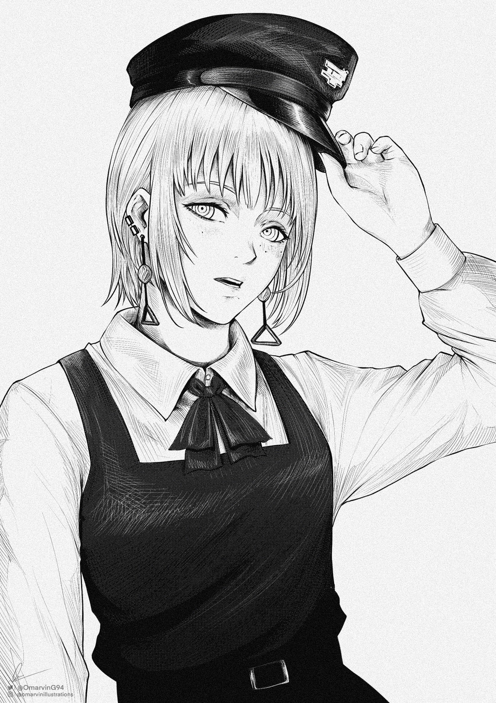 The Big ImageBoard (TBIB) - 1girl chainsaw man collarbone dress ...