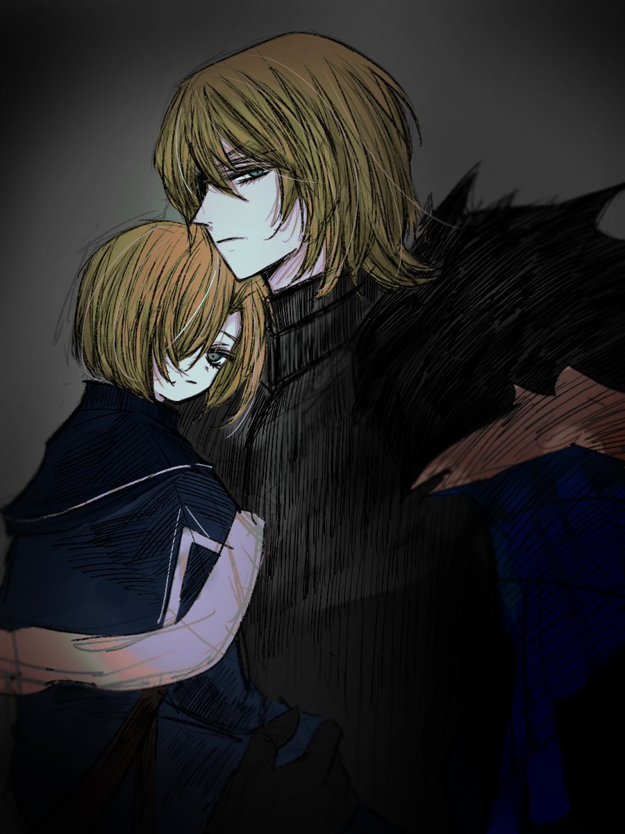 The Big ImageBoard (TBIB) - armor black armor black fur black gloves blonde hair blue cape blue ...